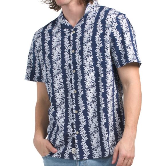 Fair Harbor | Shirts | Nwt Fair Harbor Men Navy Tropical Casablanca ...
